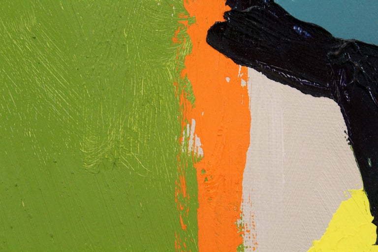 David Stanton a Flock Abstract Expressionist Acrylic Painting on Canvas ...