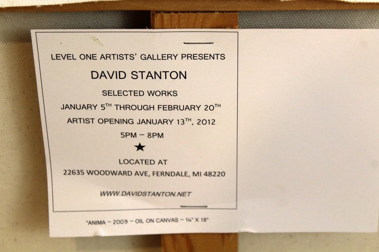 David Stanton a Flock Abstract Expressionist Acrylic Painting on Canvas ...