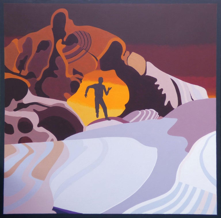 David Supper - Arch of Fire, Painting, Acrylic on Canvas For Sale at ...