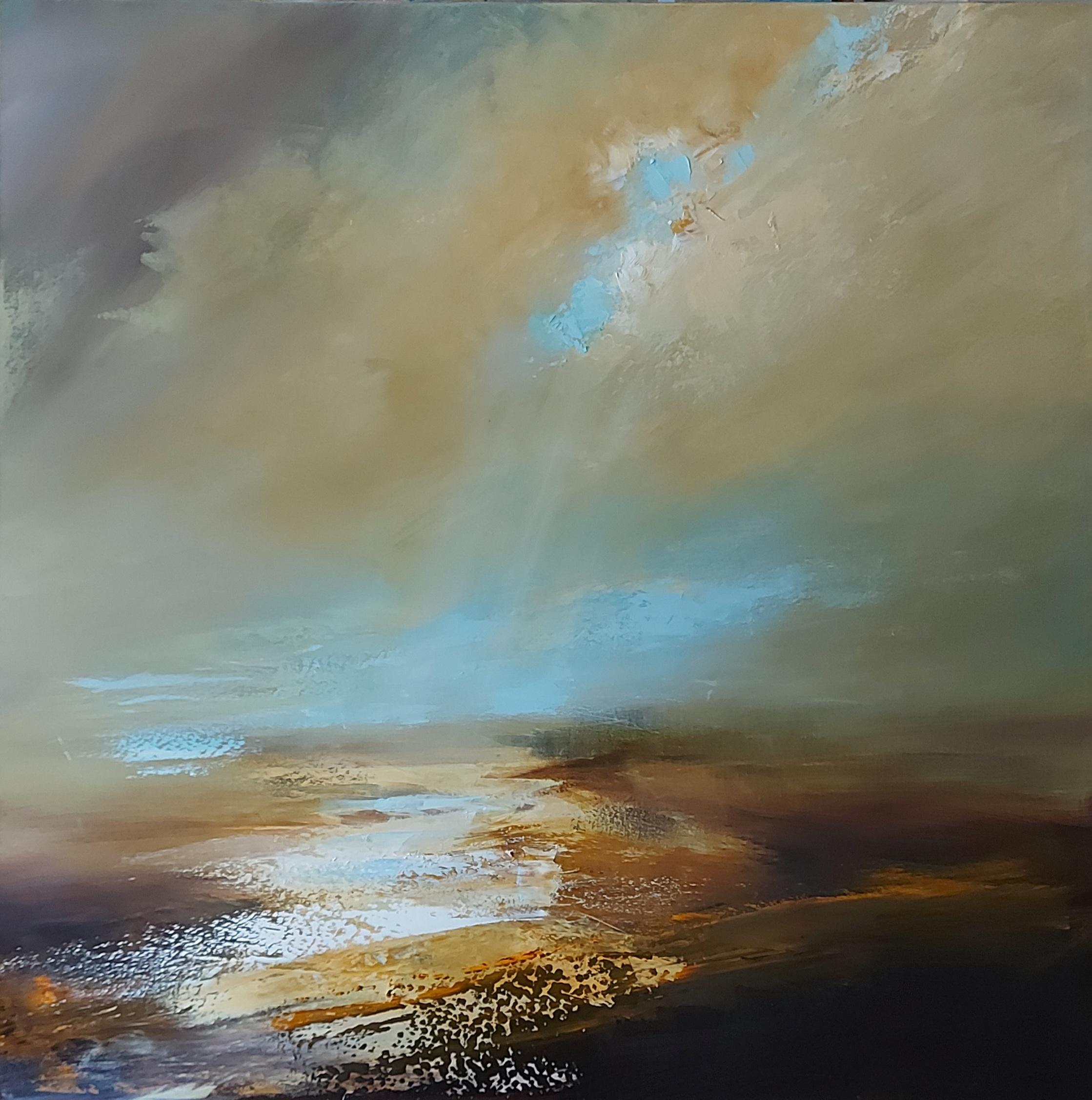 David Taylor - The Clearing-abstract impressionist landscape painting ...