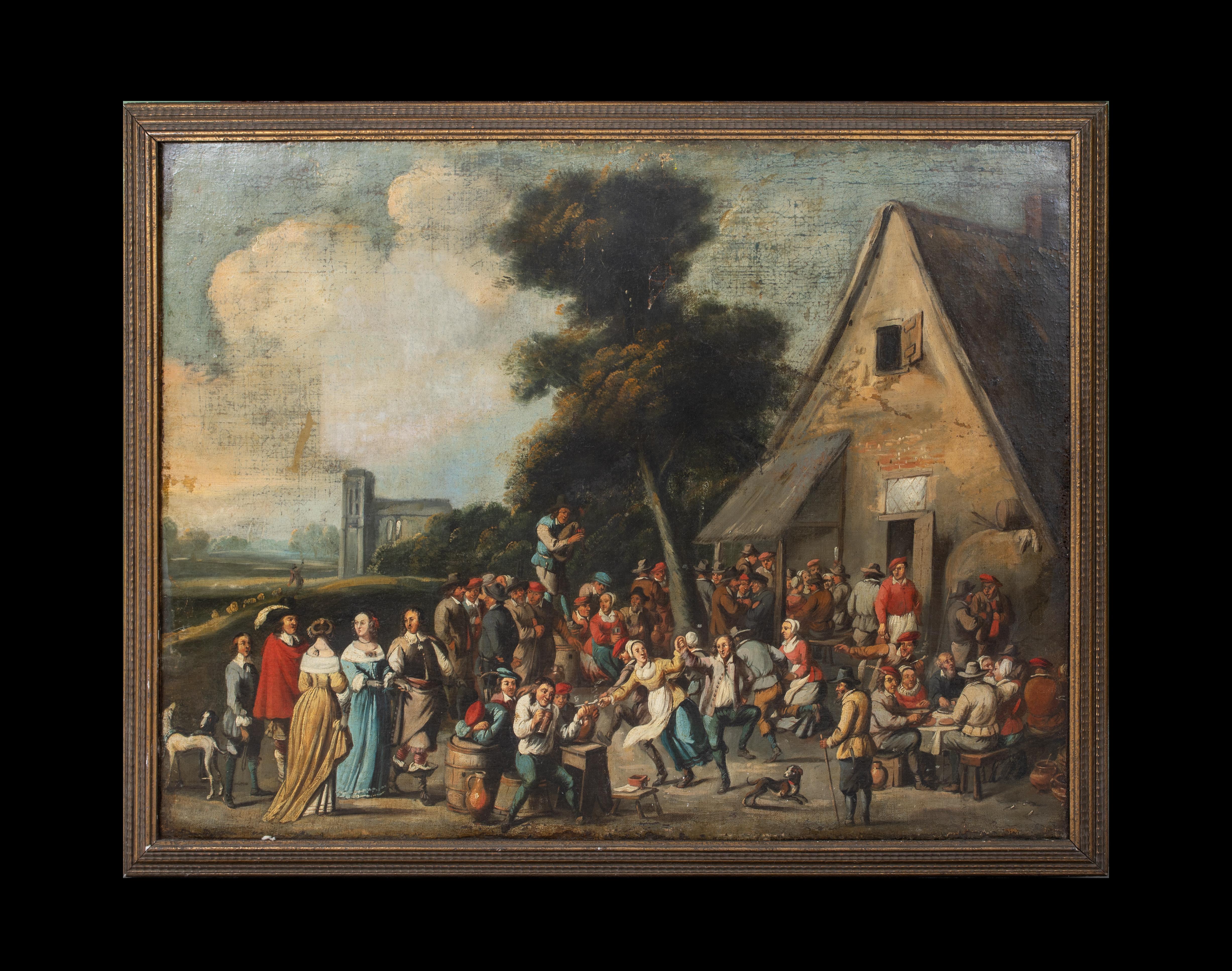 Fiesta de la Aldea de los Campesinos, siglo XVII Círculo de DAVID ...