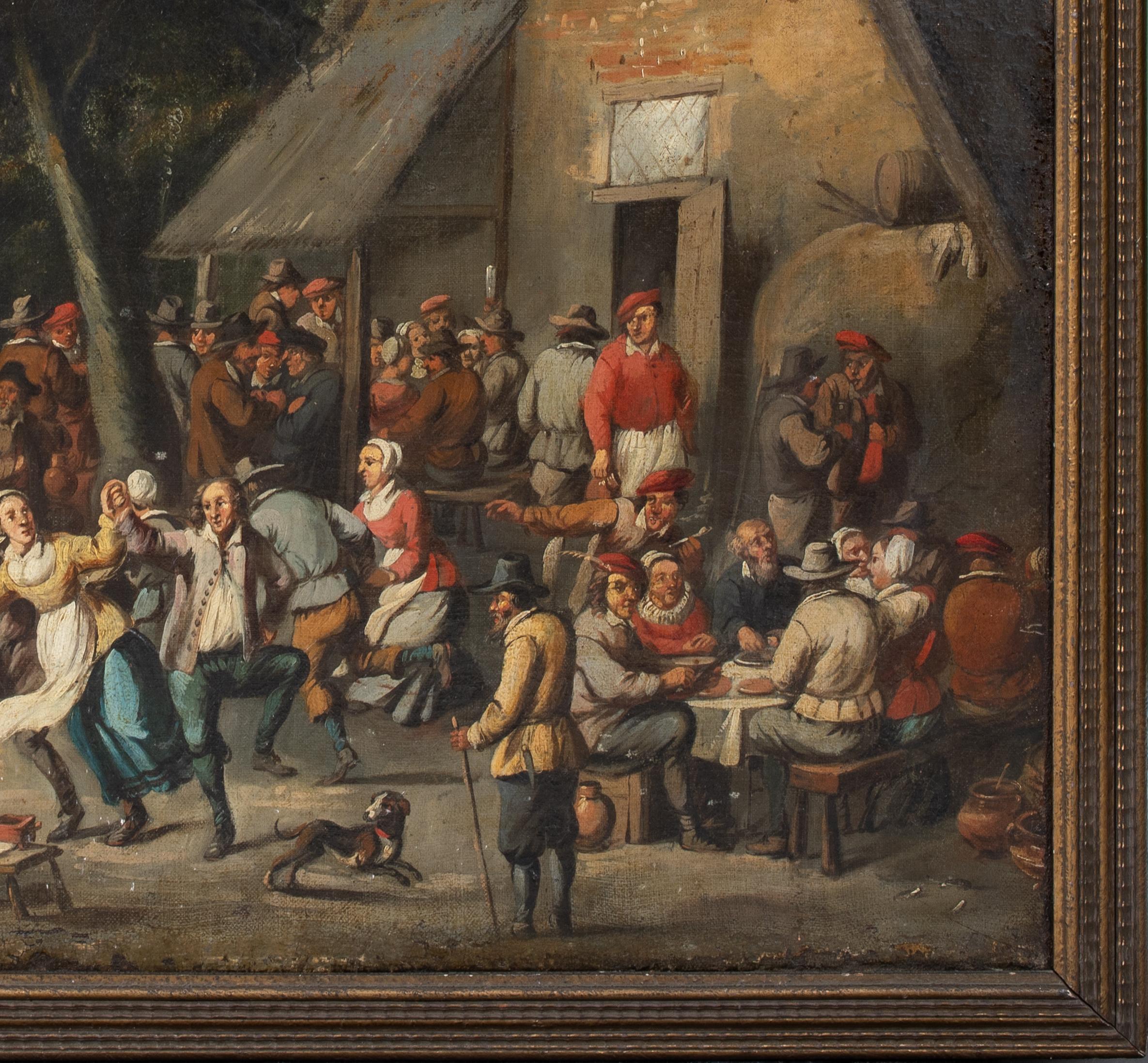 Fiesta de la Aldea de los Campesinos, siglo XVII Círculo de DAVID ...