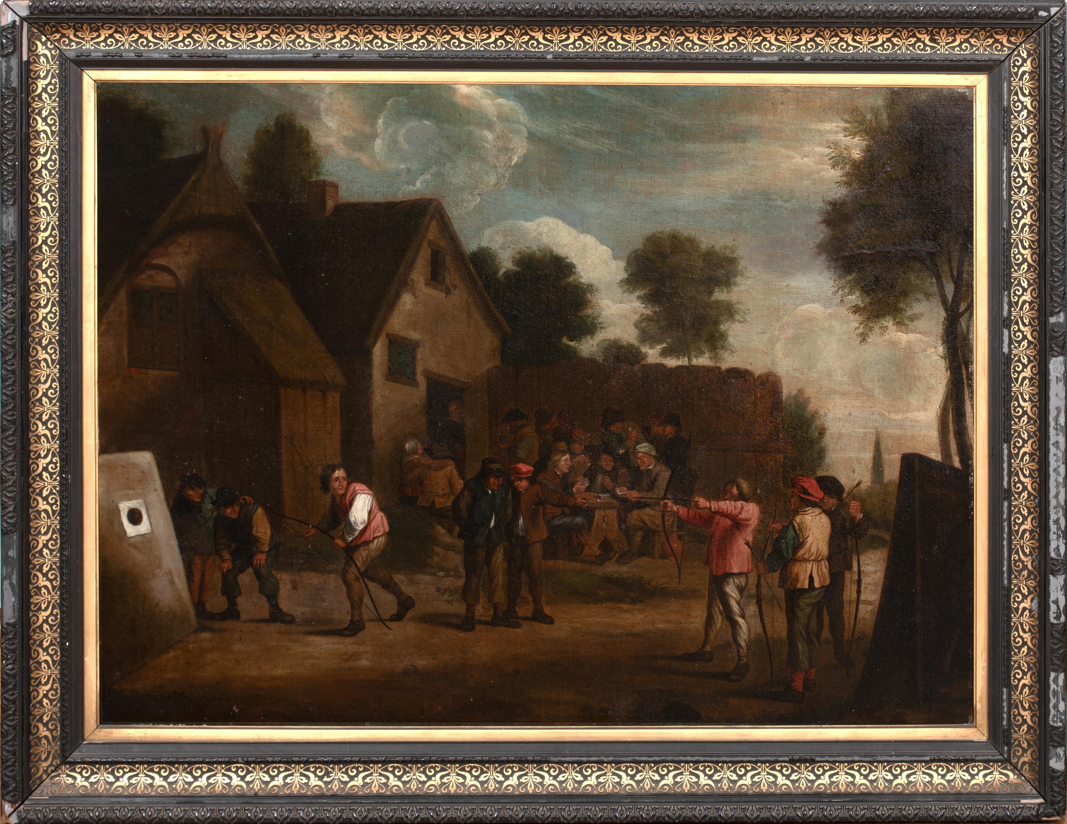 Village Archery Tournament, 17th Century School Of David Teniers (1610 ...