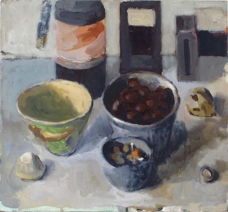 David Thomas - Cherries and Ink Bottles and Water (John’s Mug) Diptych ...