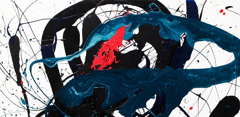 David Tobey - Cosmic Tango - Abstract Painting For Sale at 1stDibs