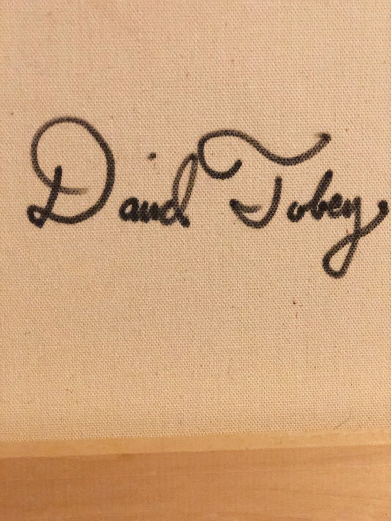 David Tobey - Cosmic Tango - Abstract Painting For Sale at 1stDibs