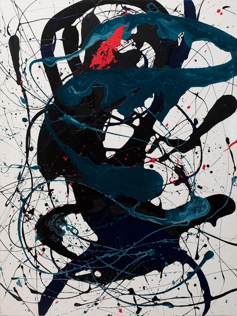 David Tobey - Cosmic Tango - Abstract Painting For Sale at 1stDibs