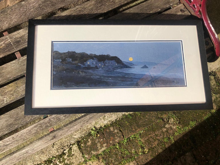 David Tress - Wisemans Bridge, Pembrokeshire, Wales - the bay at Night ...
