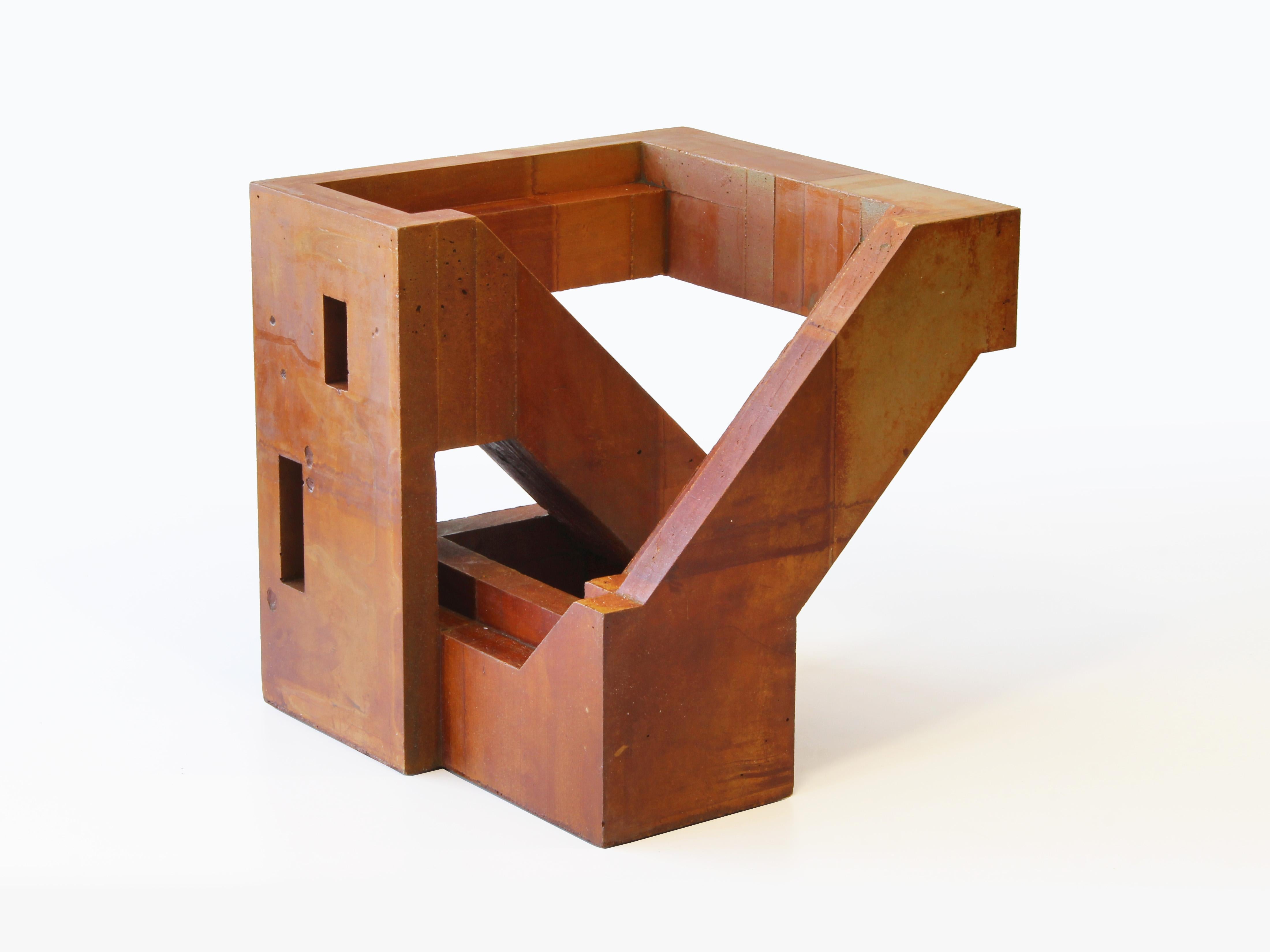 David Umemoto - Cubic Geometry TWELVE:5 OXIDIZED For Sale at 1stDibs