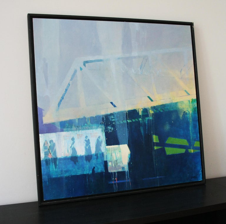 David Walker - Frames - Contemporary Scene of Urban London: Framed Oil ...