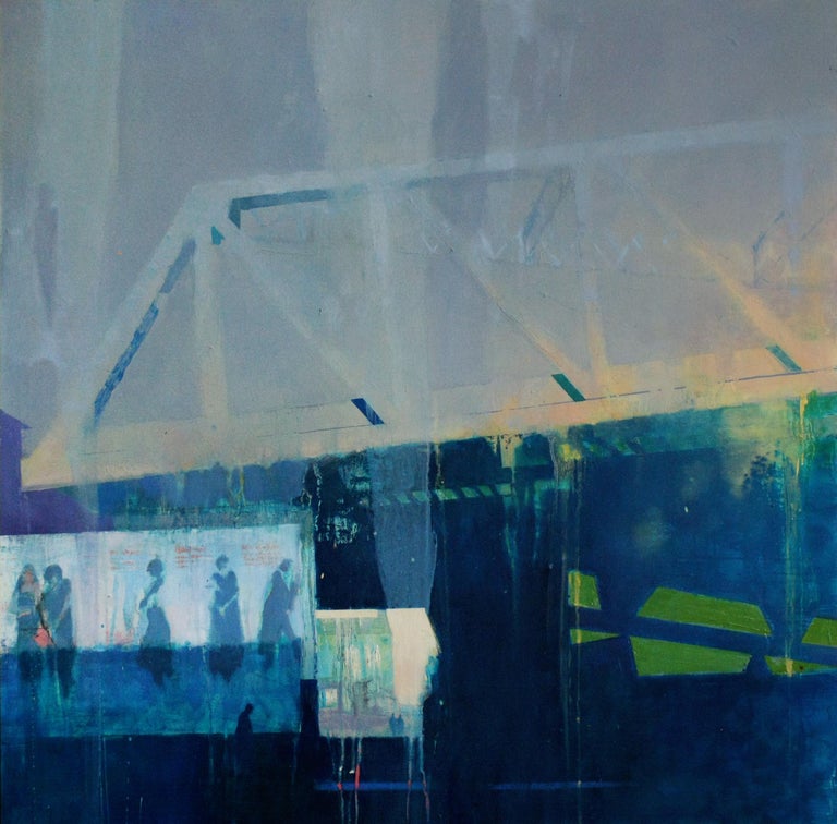 David Walker - Frames - Contemporary Scene of Urban London: Framed Oil ...