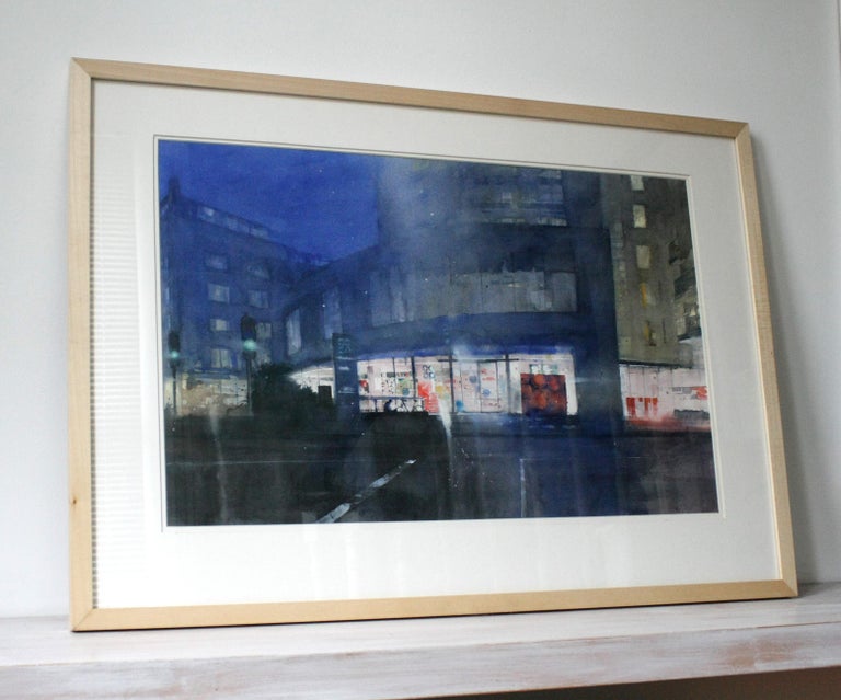 David Walker - Opening time - contemporary watercolour architecture ...
