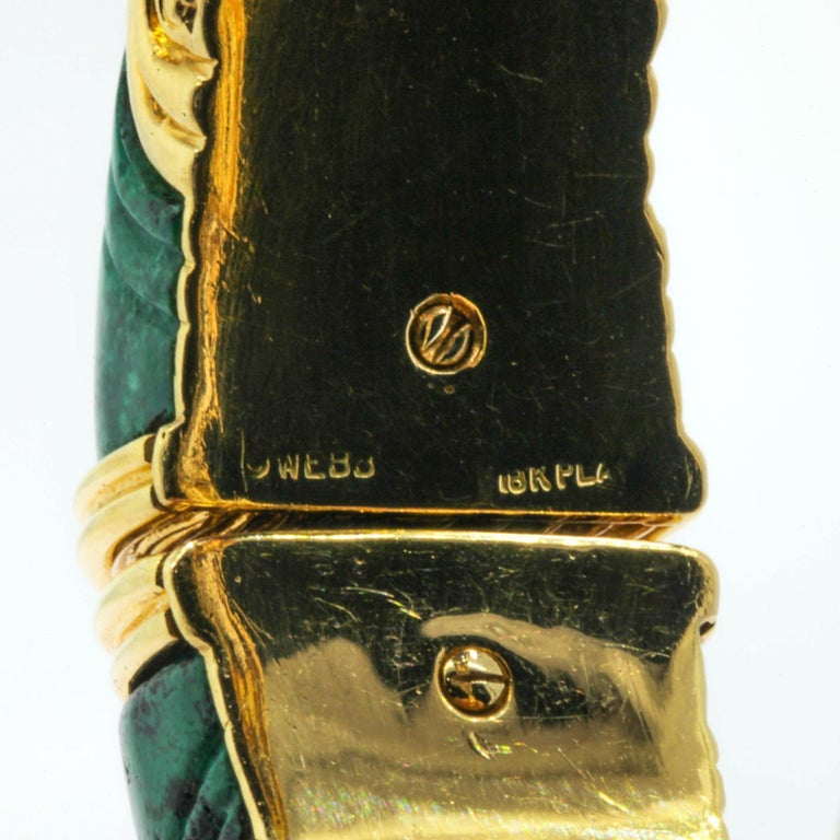 David Webb Azurmalachite and David Bangle at 1stDibs