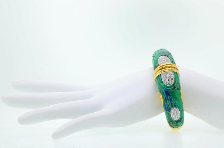 David Webb Azurmalachite and David Bangle at 1stDibs