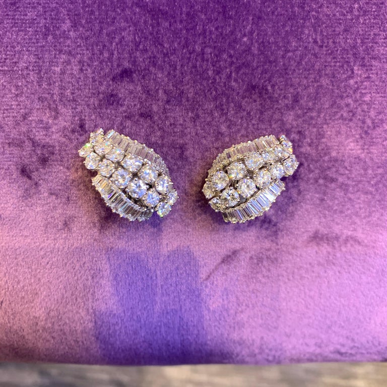 David Webb Diamond Earrings For Sale at 1stDibs