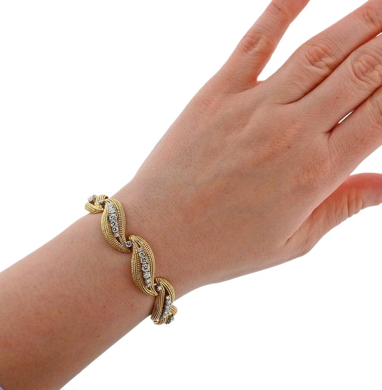 David Webb Diamond God Platinum Bracelet For Sale at 1stDibs | godplatinum