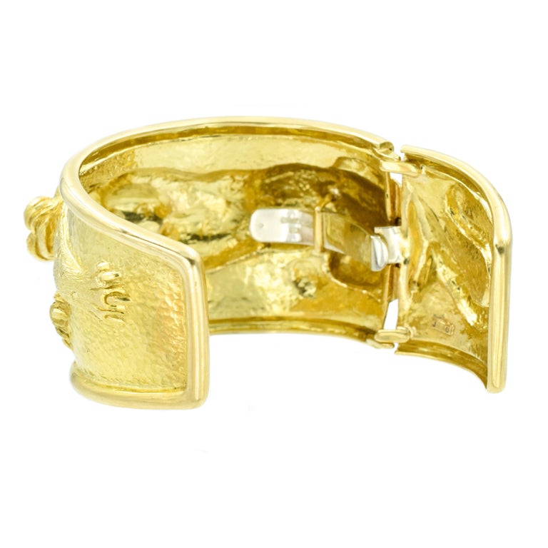 David Webb Gold and Diamond Leopard Cuff at 1stDibs | david webb ...