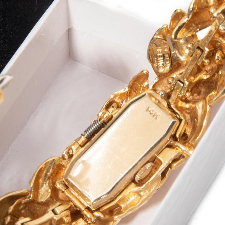 David Webb Gold Watch Bracelet at 1stDibs
