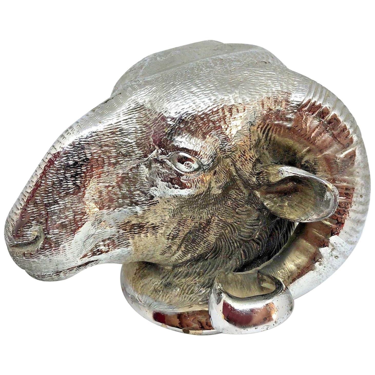 Moor Sheep Ram Head Sculpture Statue Vintage 1960s Arthur Court Style ...