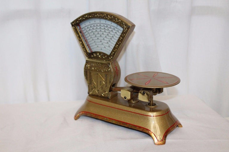 Early 1900s Jacob Brothers Mini Candy Scale For Sale at 1stDibs