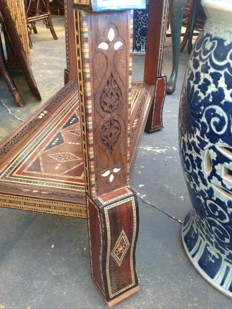 Moroccan Folding Game Table at 1stDibs