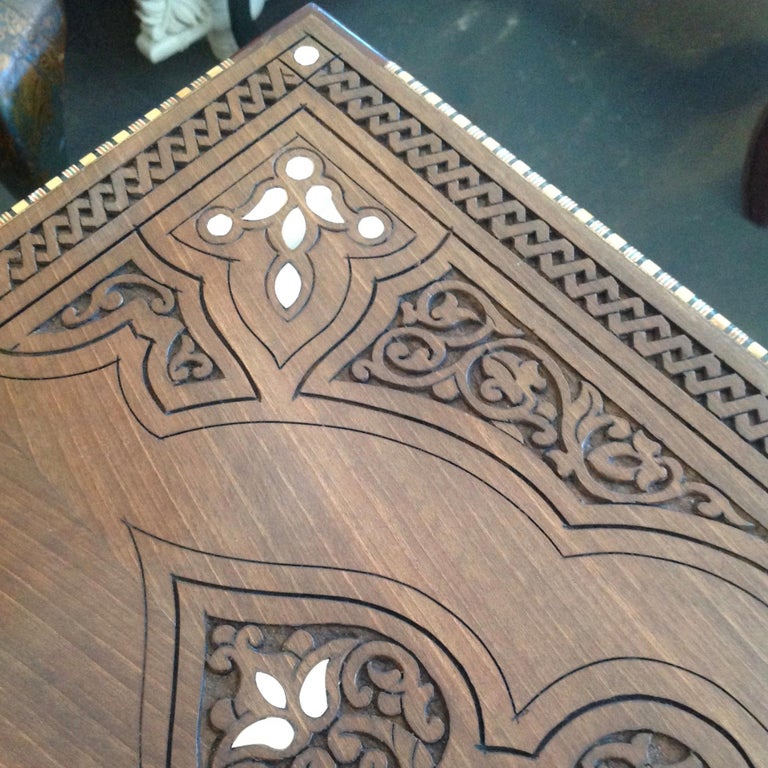 Moroccan Folding Game Table at 1stDibs