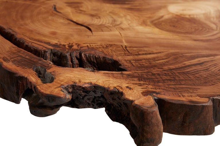 Chestnut Tree Live Edge Coffee Table, Live Edge Table, Rustic Edge End ...