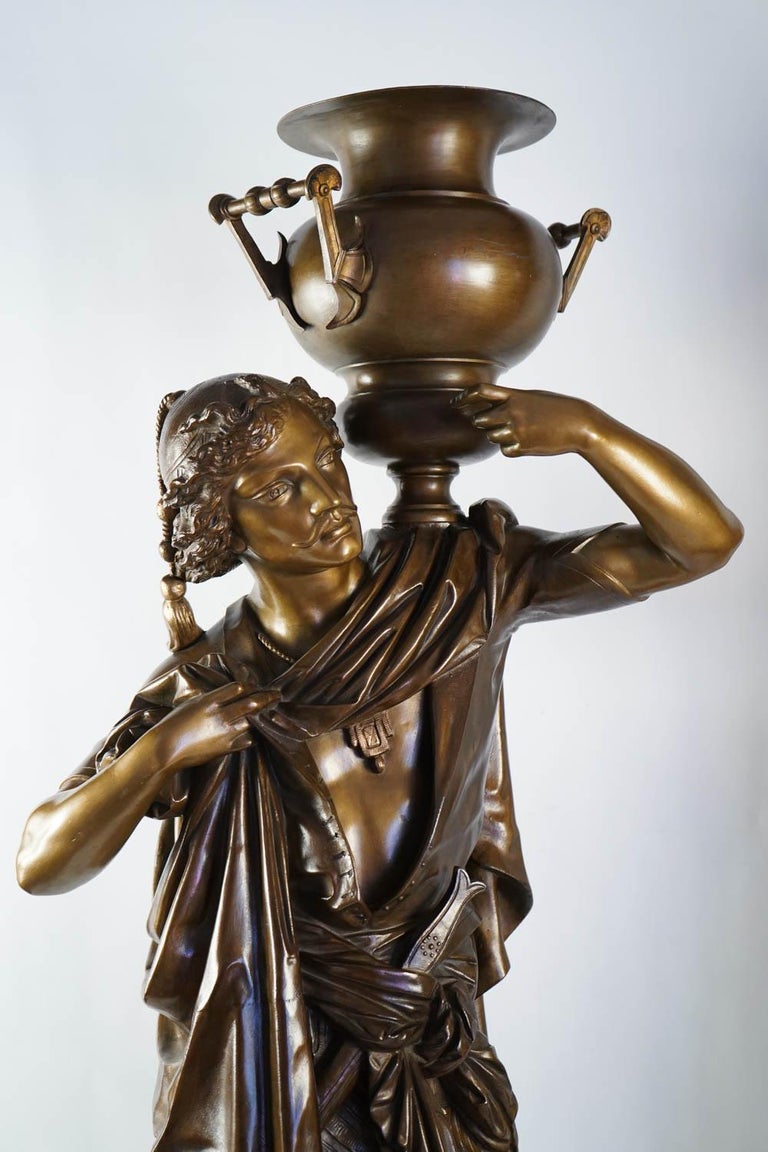 Pair of Large Torchère, 19th Century For Sale at 1stDibs