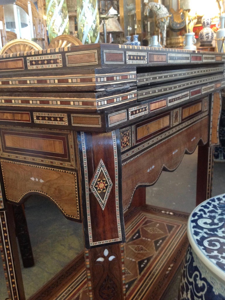 Moroccan Folding Game Table at 1stDibs