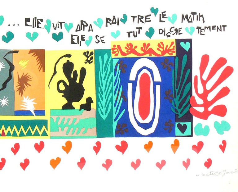 Vibrant Color Henri Matisse Lithograph at 1stDibs