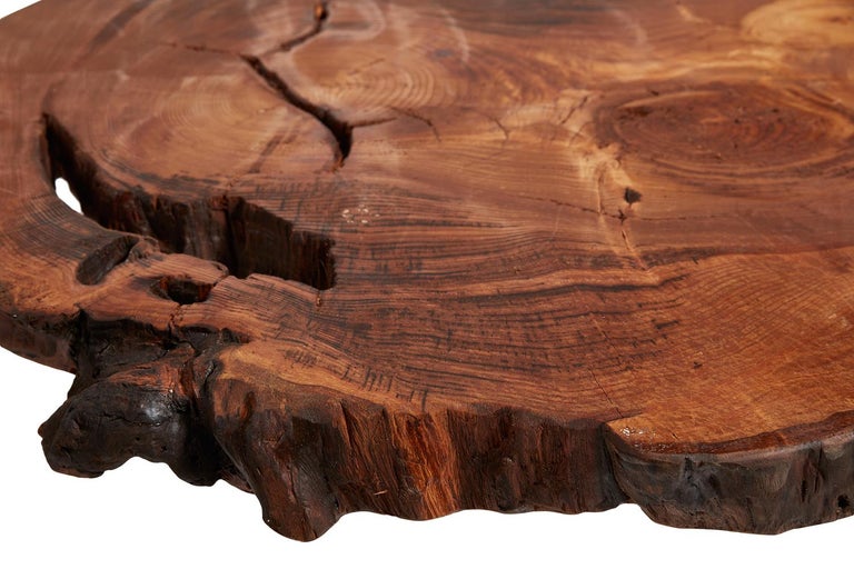 Chestnut Tree Live Edge Coffee Table, Live Edge Table, Rustic Edge End ...
