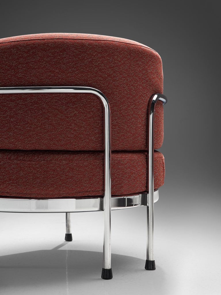 Hans Ell for 't Spectrum Red Lounge Chairs at 1stDibs