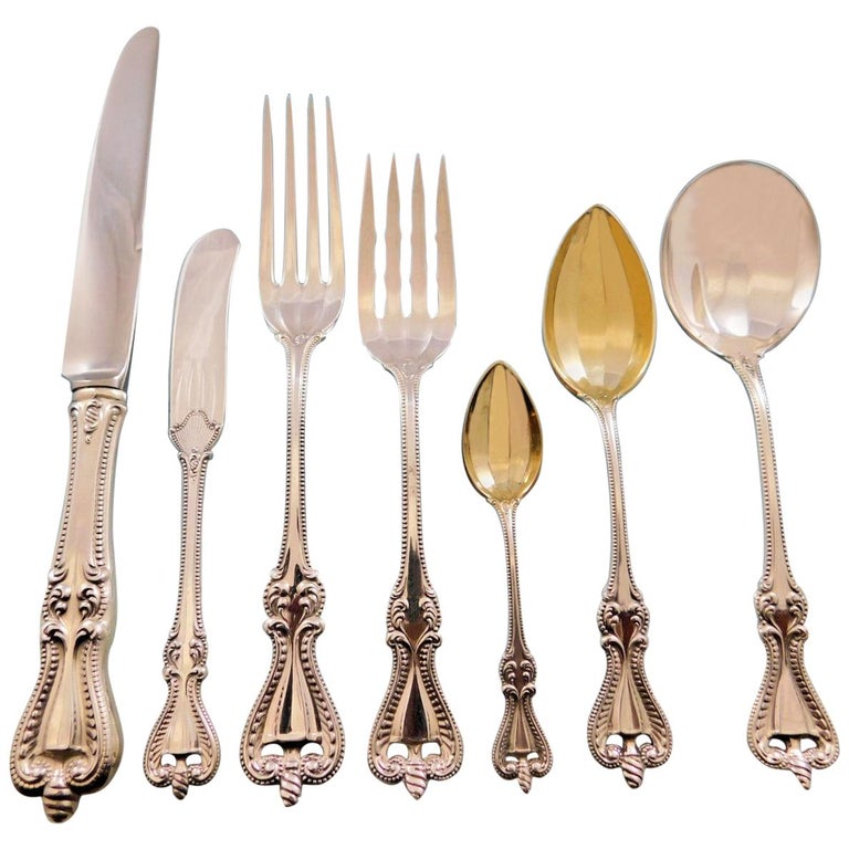 Old Colonial by Towle Sterling Silver Flatware Set for 12 Service 88 ...