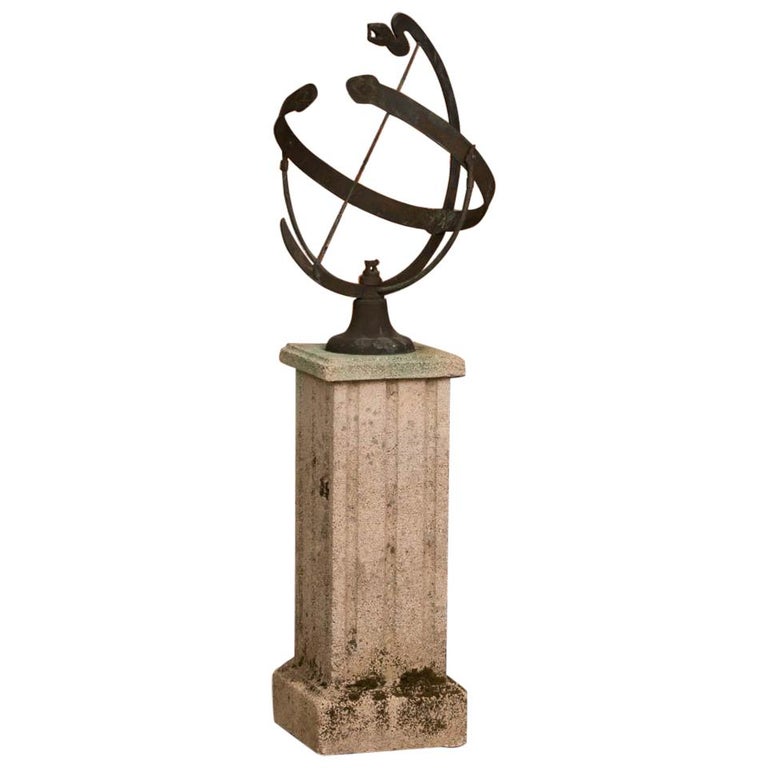 Vintage Danish Armillary Sun Clock at 1stDibs