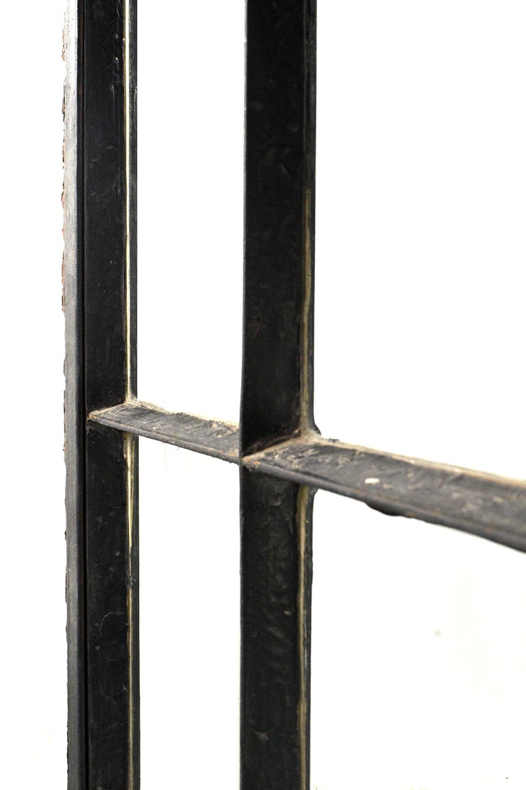 Iron Frame Window with Tempered Glass at 1stDibs