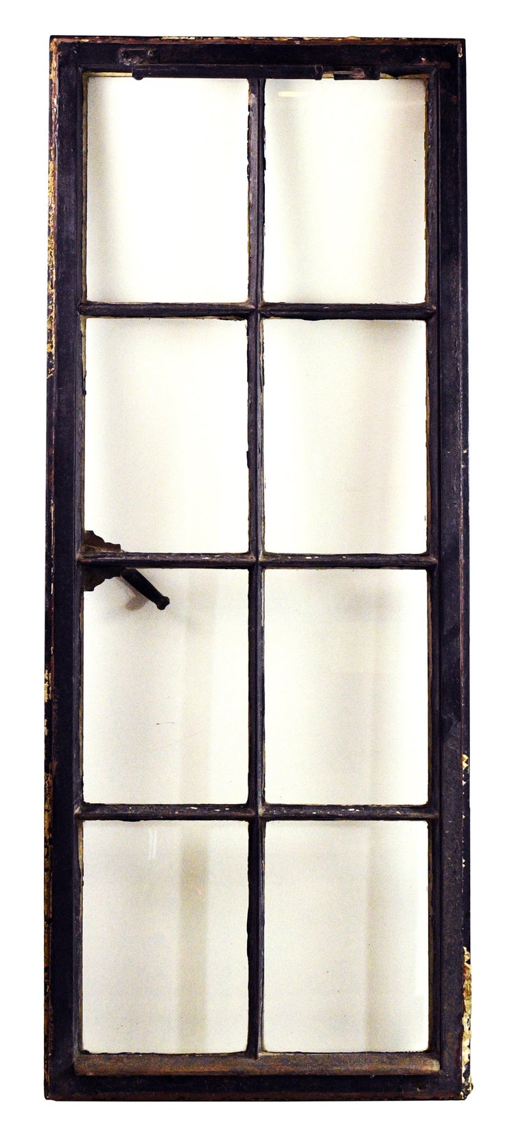 Iron Frame Window with Tempered Glass at 1stDibs