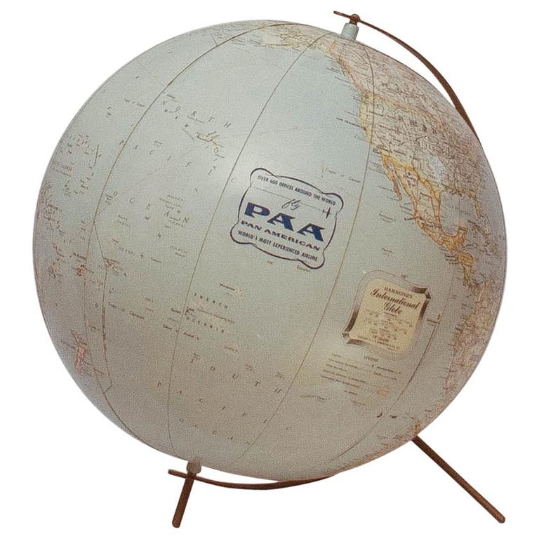 Iconic Pan Am Globe, circa 1950s at 1stDibs