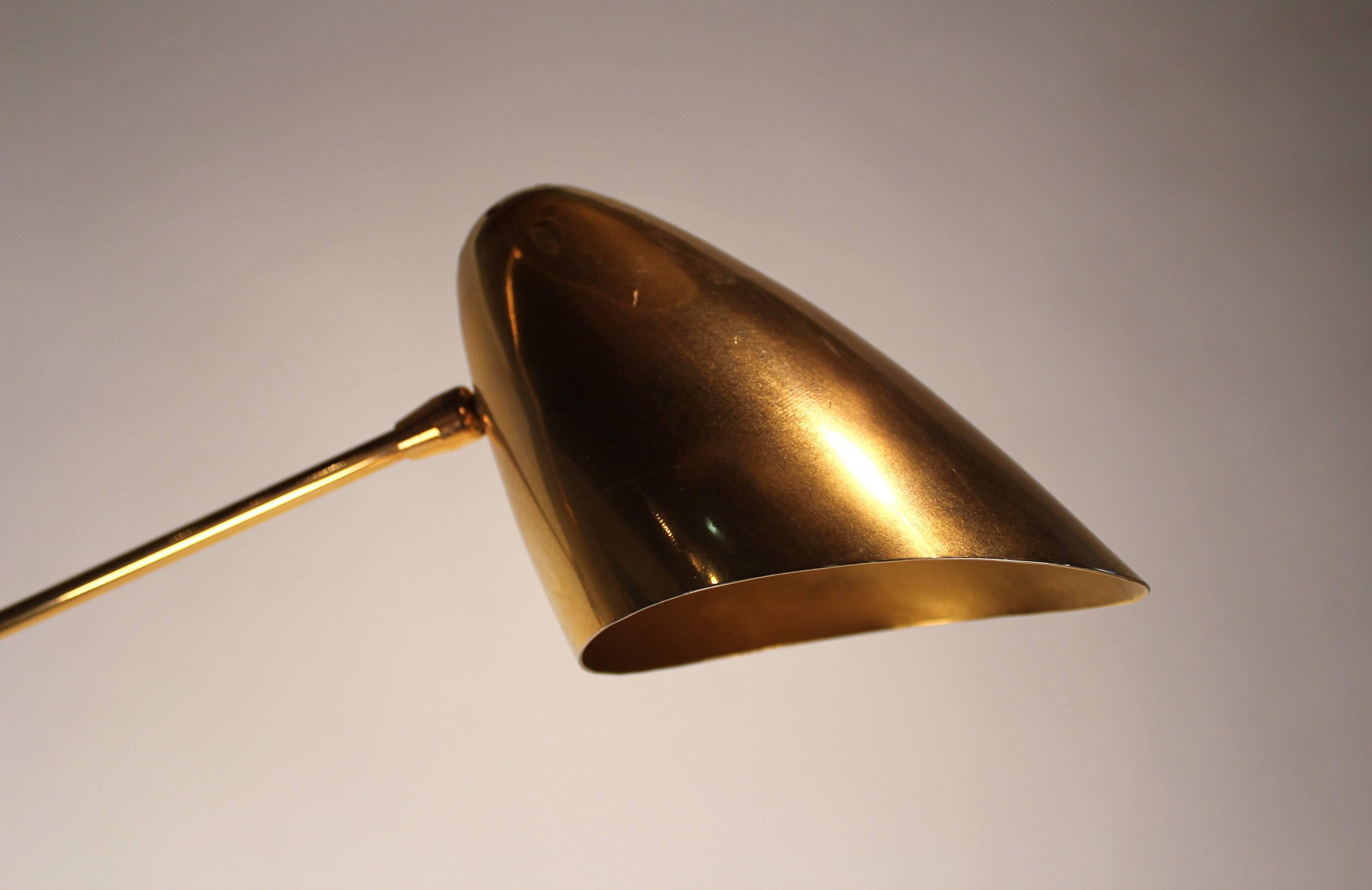 David Weeks Model '303' Articulated Brass Floor Lamp at 1stDibs | david ...