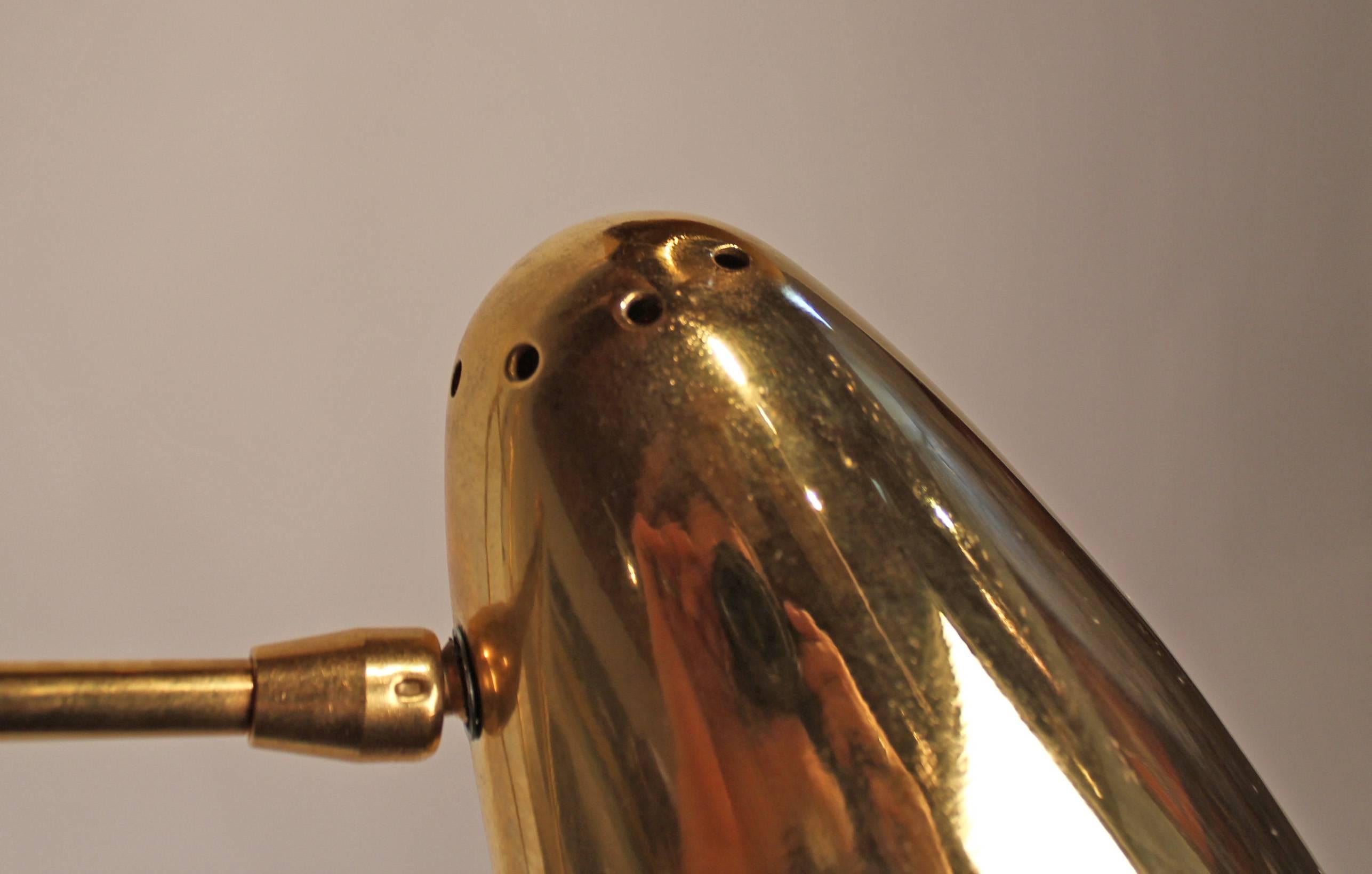 David Weeks Model '303' Articulated Brass Floor Lamp at 1stDibs | david ...