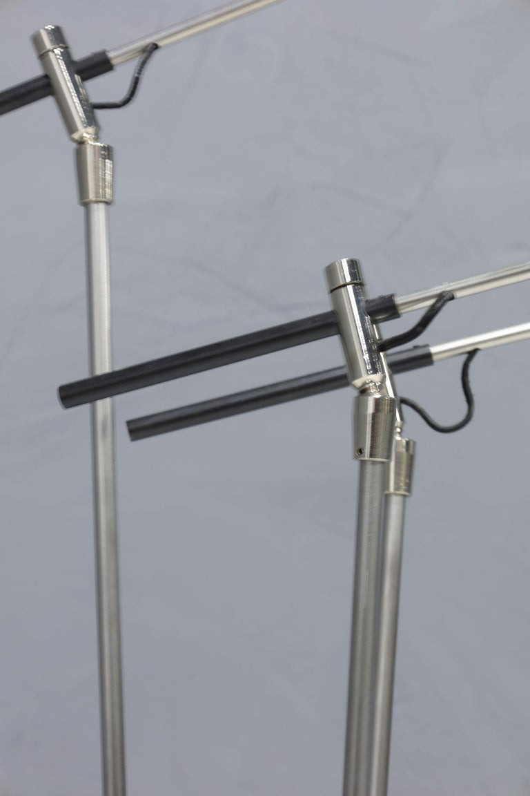 David Weeks Three Arm Floor Lamp, Tripod Model 303 For Sale at 1stDibs