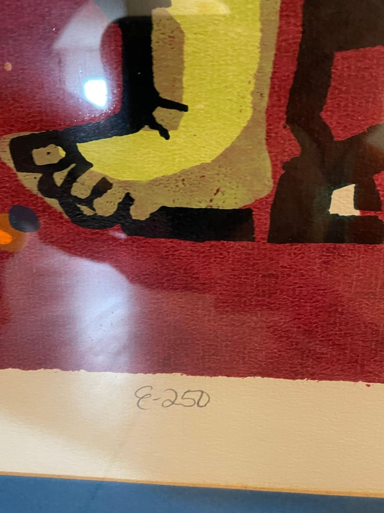 David Weidman Signed and Numbered ED of 250 Silkscreen Walking at 1stDibs