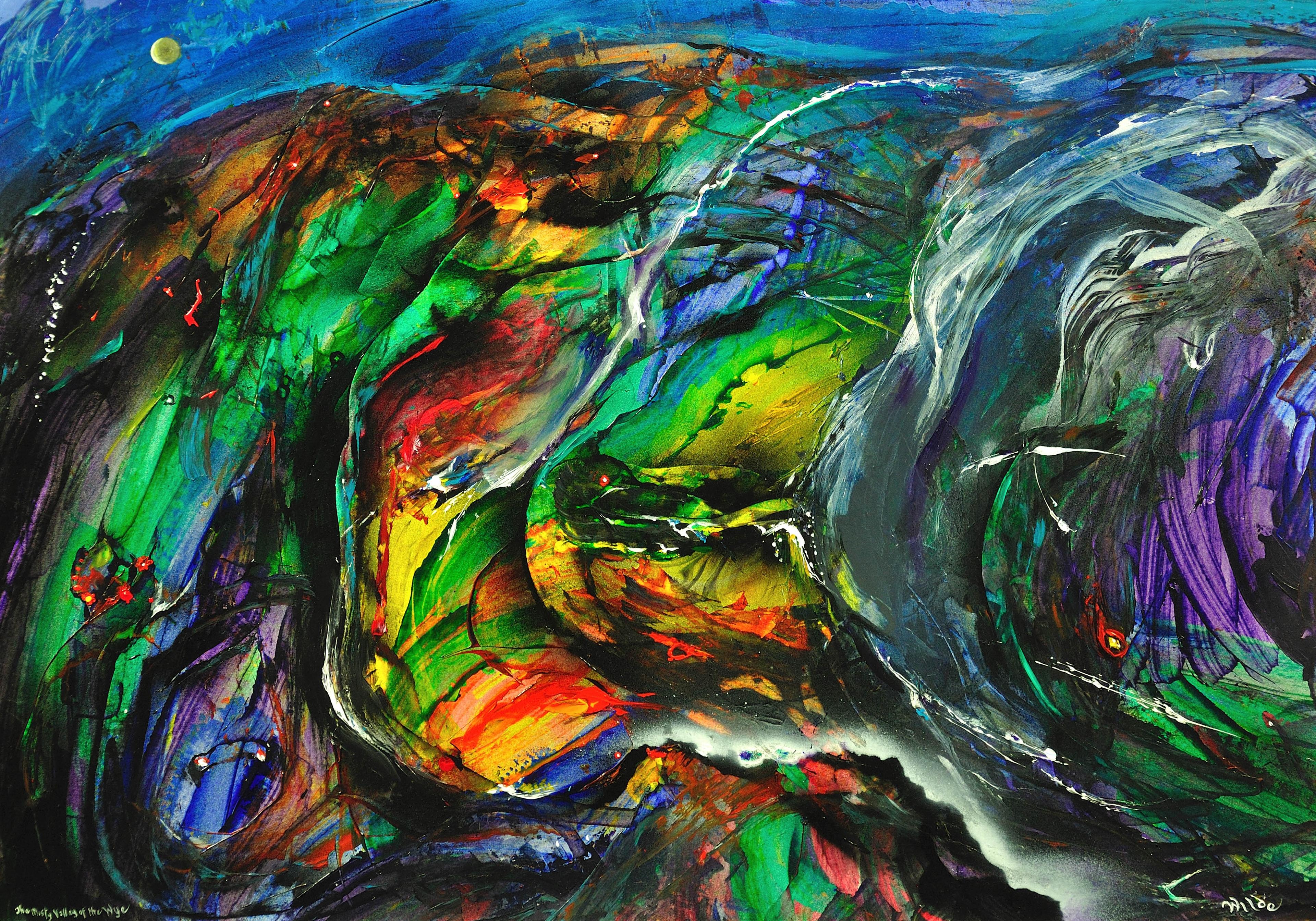 Art Nouveau Landscape Paintings - 7 For Sale at 1stdibs