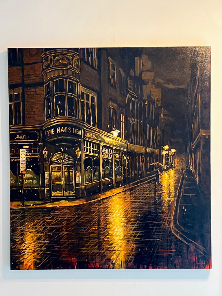 David Wilson - Later Than I Should Be - urban landscape artwork street ...