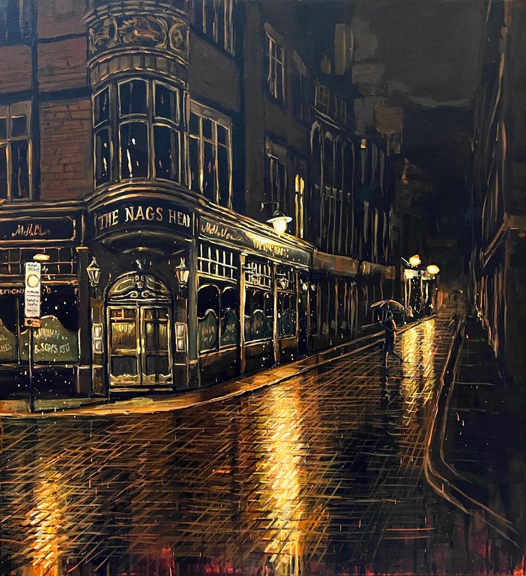 David Wilson - Later Than I Should Be - urban landscape artwork street ...