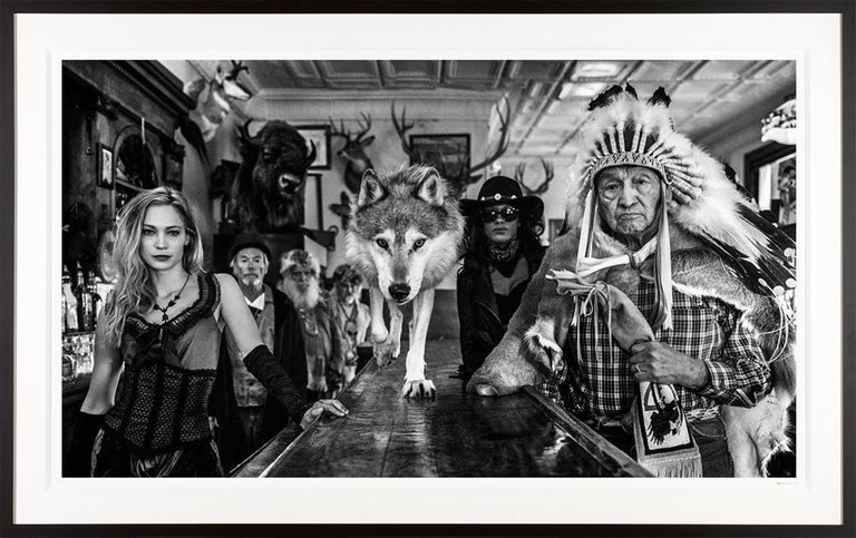 David Yarrow - David Yarrow Photograph "Crazy Horse" at the Saloon with ...