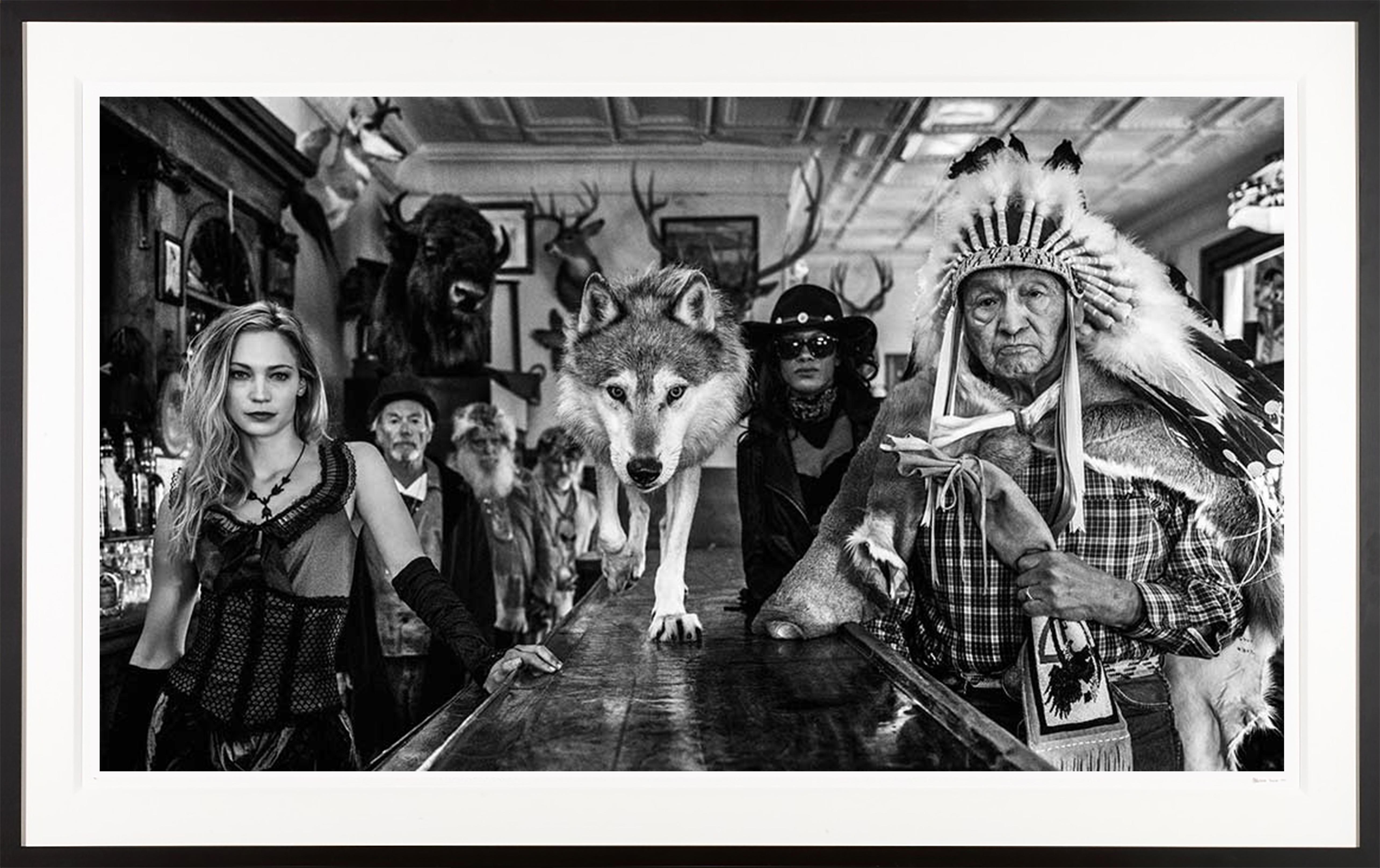 David Yarrow - David Yarrow Photograph "Crazy Horse" at the Saloon with ...