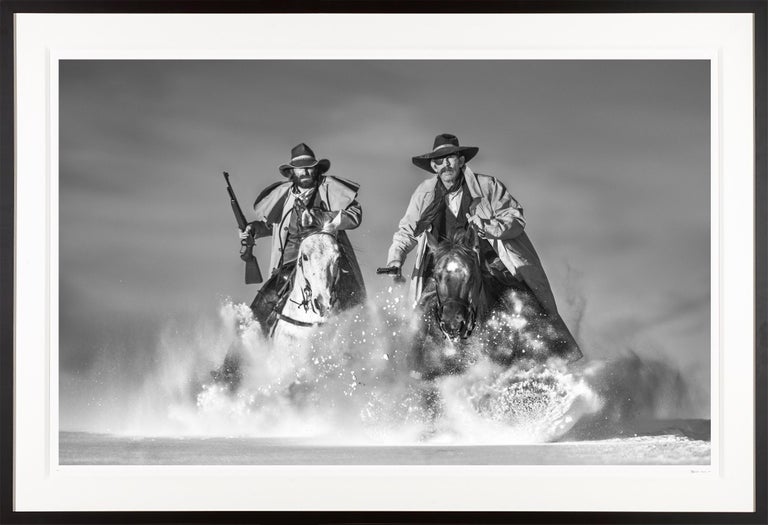 David Yarrow - David Yarrow Photograph "The Snow Patrol" of Two Cowboys ...