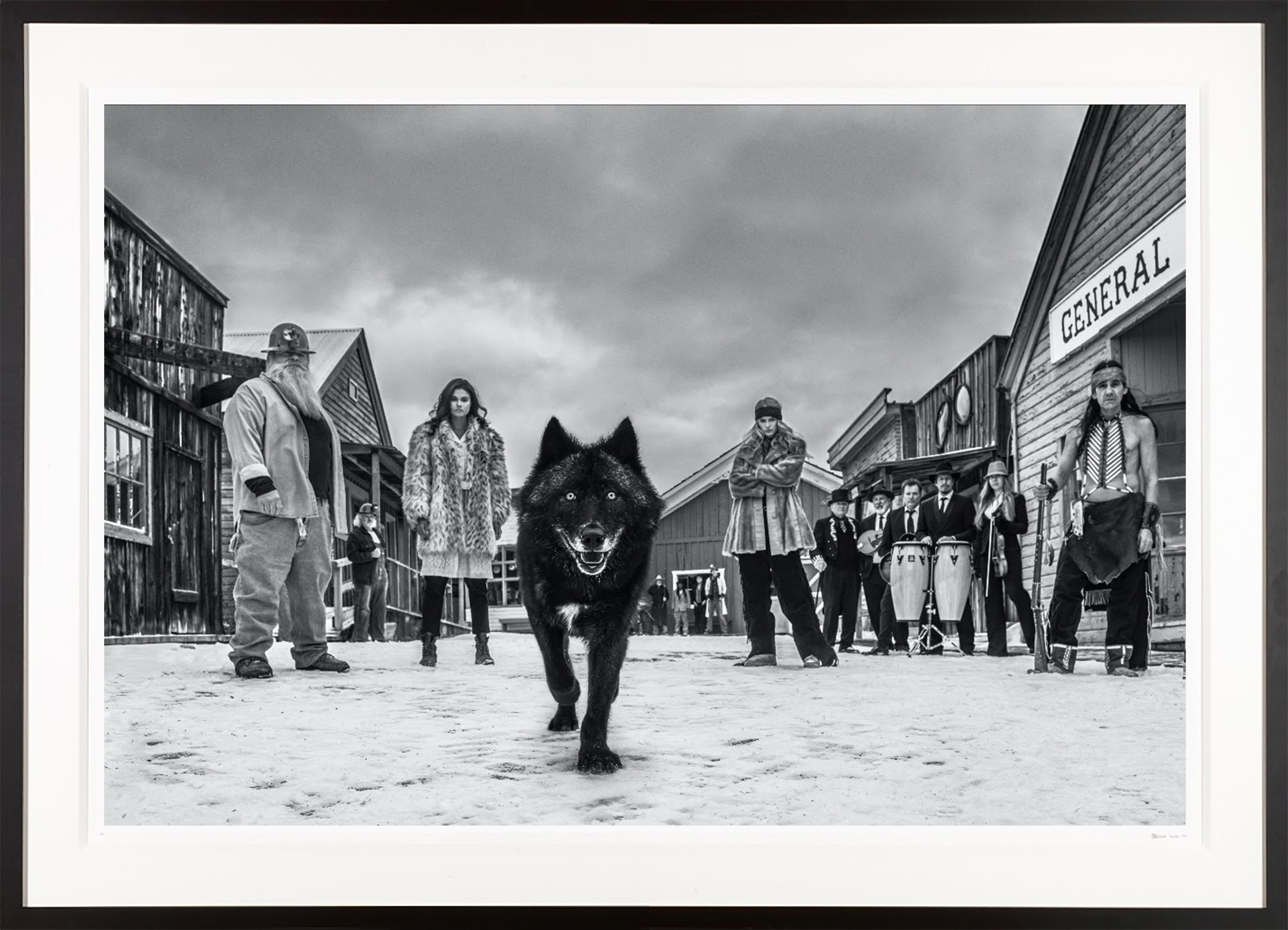 David Yarrow - David Yarrow Photograph "There Will Be Blood" of Wolf in ...