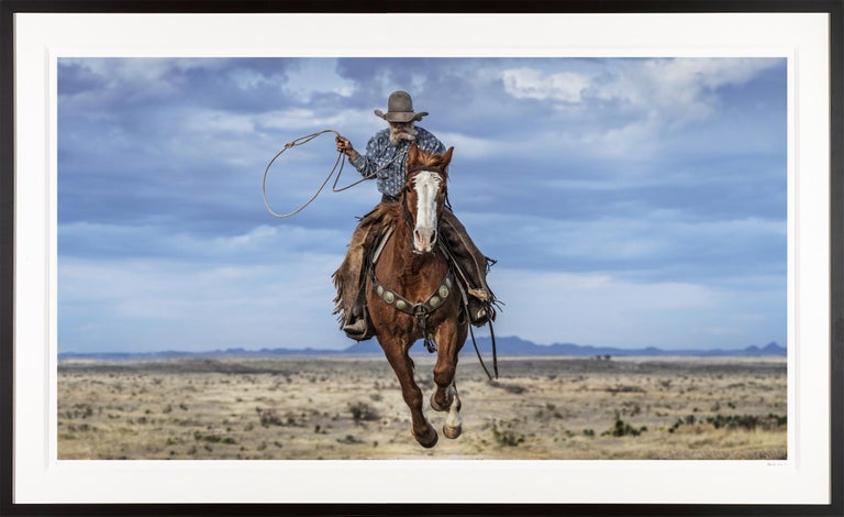 David Yarrow - David Yarrow Photograph "True Grit" of Cowboy on ...