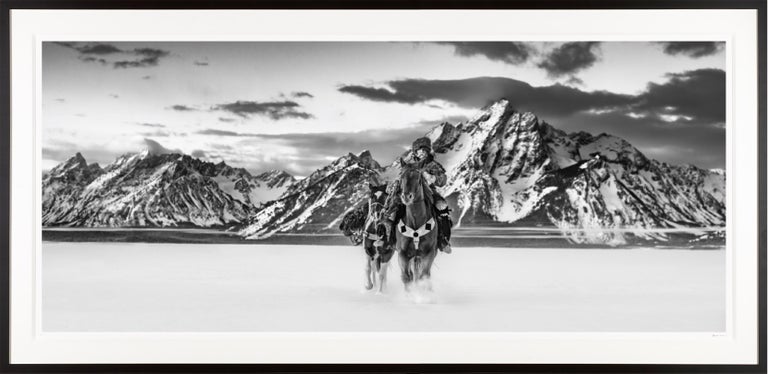 David Yarrow - David Yarrow Photograph "Wyoming" of Cowboy Riding ...